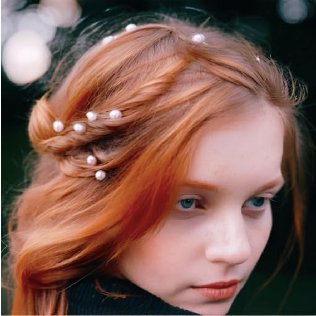 KoZiHog 990 Pcs Self Adhesive Pearl Stickers,Peals Gems for Hair, Makeup, Face Eye, Nail,DIY Craft Crafts Decor Pearl 6 Sheet, 6 Size