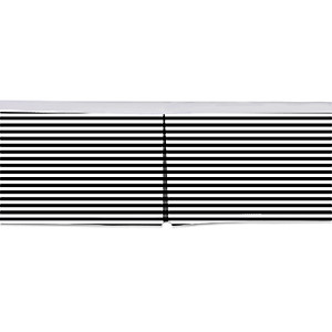 Bacati - Pin Stripes Cotton Crib Skirt 100% Cotton Percale with 13 inch Drop for US Standard Crib (Black)