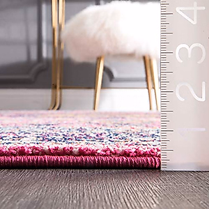 NuLOOM Verona Vintage Persian Area Rug, 4' x 6', Pink