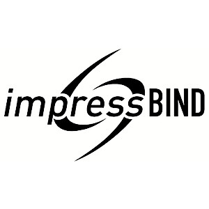 Leitz 73910035 impressBIND Hard Covers, 7.0 mm Spine, Blue, Pack of 10