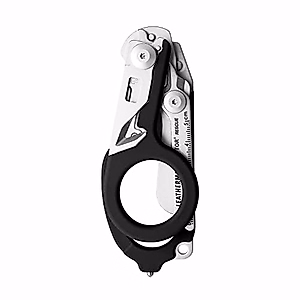 LEATHERMAN, Raptor Rescue Emergency Shears with Strap Cutter and Glass Breaker, Made in the USA, Black with Utility Holster