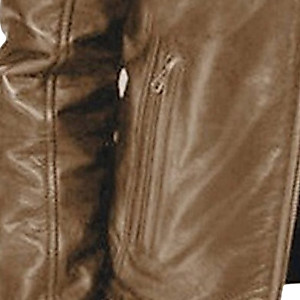 Maiyifu-GJ Men's Faux Leather Biker Jacket Vintage Motorcycle Jacket Outerwear Retro Stand Collar PU Leather Slim Fit Coat (Khaki,Small)