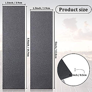 BBTO 2 Pieces Pine Wooden Car Weight Flexible Adhesive Tape 3 Oz and 3.5 Oz Weight Adjusting Weight Size