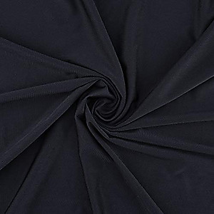 Indoor TV Set Cover, Soft Lycra Fabric Universal 55“ Flat Screen Dust-proof Protector (55", Black)