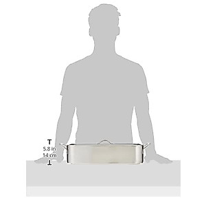 Norpro Stainless Steel Fish Poacher, 18in x 4.5in, As Shown