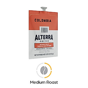 FLAVIA ALTERRA Coffee, Colombia, 20-Count Fresh Packs (Pack of 5)