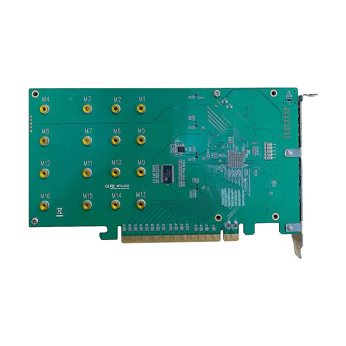 HighPoint 4-Port M.2 SSD7104 PCIe Gen3 NVMe RAID Controller for Windows, Mac & Linux Systems.