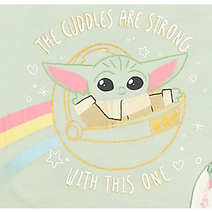 STAR WARS The Child Newborn Baby Girls Sleep N' Play Coverall Headband Bib and Blanket 4 Piece Pink/Green 0-6 Months