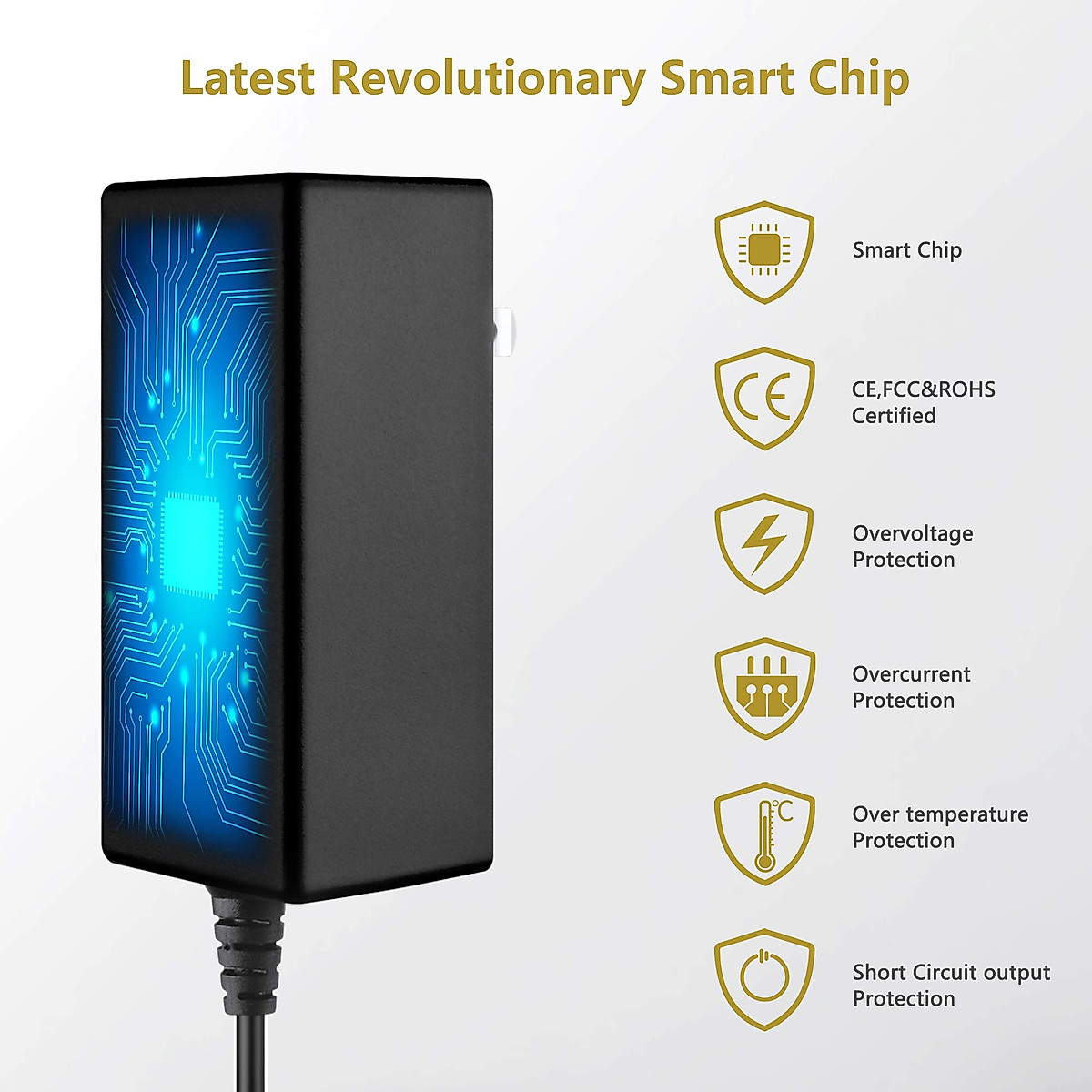 Omilik 6FT AC Power Supply Adapter Charger for NordicTrack GX 2.7-831.219132 ; GX 2.7 U - 831.219171