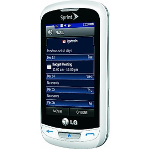 LG Rumor Reflex Phone, White (Sprint)