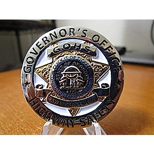Georgia Governors Office of Highway Safety Operation Click It or Ticket Georgia Police, Sheriff & State Trooper Challenge Coin