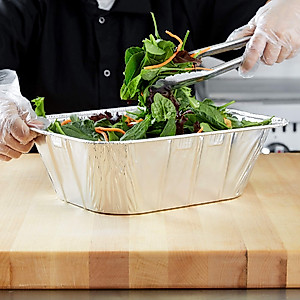 Nicole Fantini 9 x 13” Half Size Extra Deep Aluminum Pans - Keep Meals Fresh Longer - Versatile Food Containers - Eco-Friendly & Durable - 200 Count