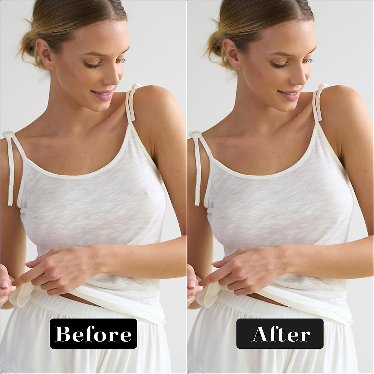 QUXIANG 4 Pairs Pasties Women Nipple Covers Reusable Adhesive Silicone Nippleless Covers Bra for Dress Cream (2 Round+2 Flower)