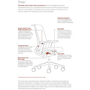 Steelcase Think Fabric Chair, Black -