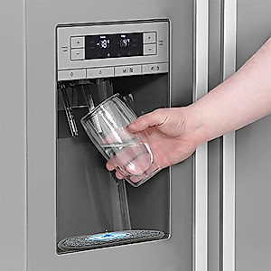 4 Pcs Refrigerator Water Drip Tray Catcher,Frige Water Drip Pan Replacement Splash Guard Catcher Absorbent Mat Pads for Ge,Whirlpool,Samsung Refrigerator Water & Ice Dispenser-Semi-Circular