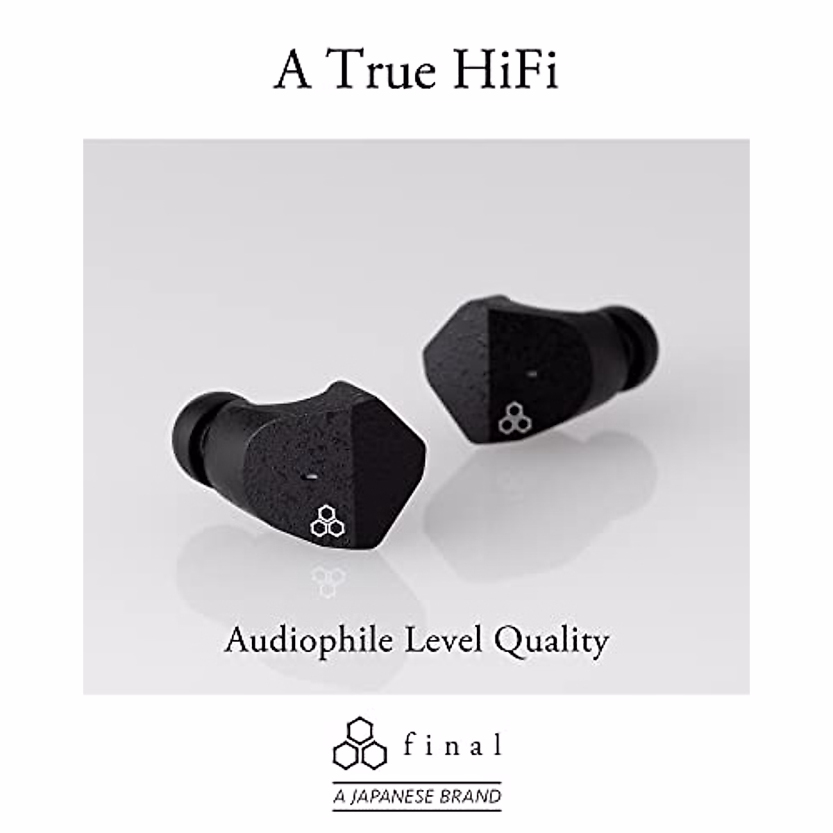 Final ZE3000 True Wireless Earbuds, Hi-Fi Sound Quality, Maximum 35 Hours Music Playback, IPX4, aptX Adaptive, Touch Sensor, Support Lossless Music Format, Designed in Japan (Black)