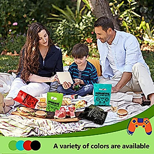 TOSPARTY 100PCS Plastic Video Game Party Bags Video Game Favor Bags Merchandise Bags for Video Game Birthday Party Supplies Decorations