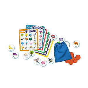 Peaceable Kingdom Rhyming Bingo - Reading and Learning Game for Kids Ages 4 Years and Up