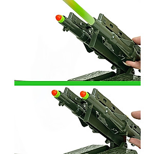 Big Daddy Military Missile Transport Army Truck Anti Aircraft Twin Missile Jungle Camouflage Toy Truck