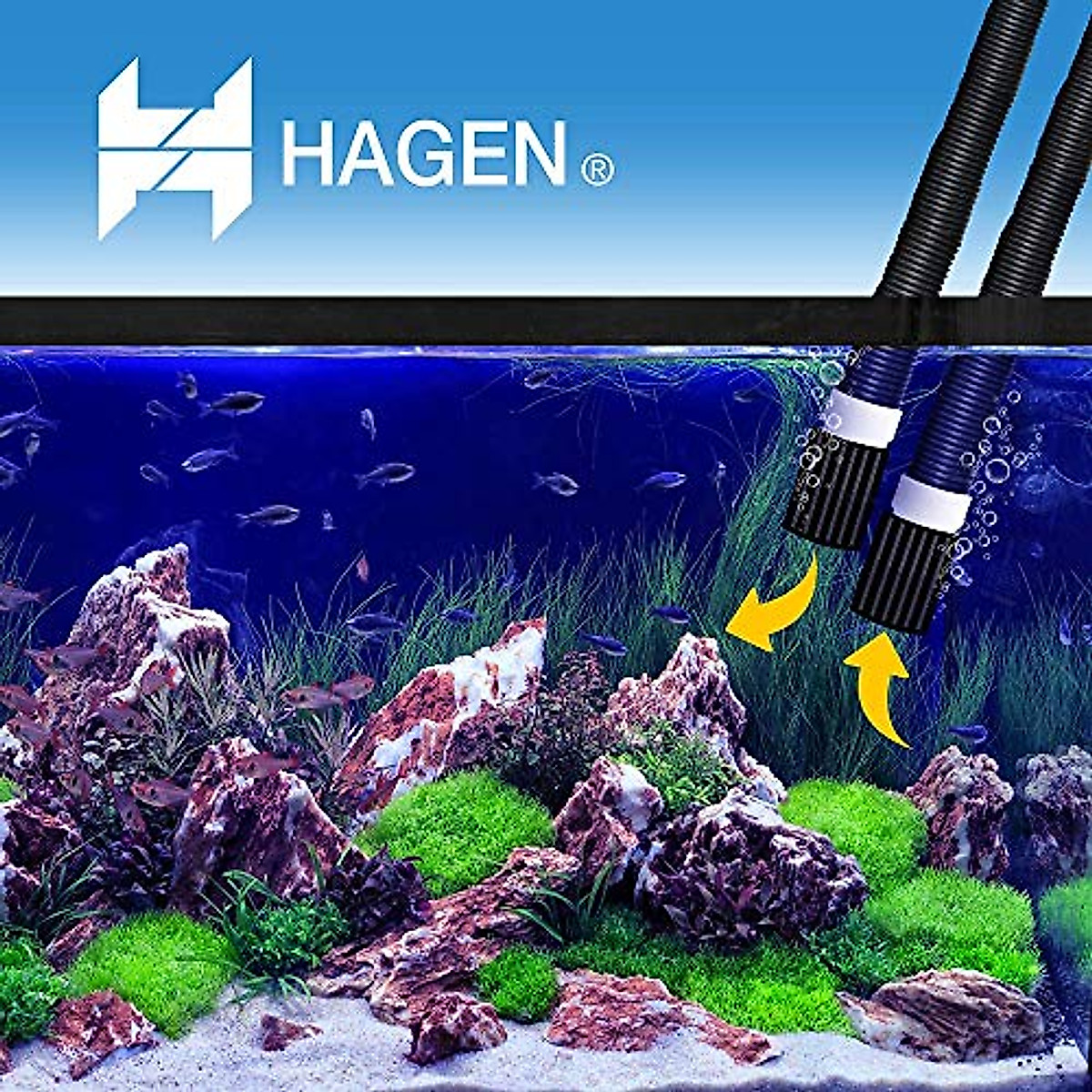 Fluval FX4/FX5/FX6 Ribbed Hosing, Aquarium Filter Replacement Part