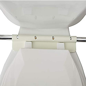 Medline's Guardian Toilet Safety Rail with Adjustable Height for Bathroom Safety, Toilet Assist, and Grab Bar