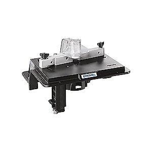 Dremel 231 Portable Rotary Tool Shaper and Router Table- Woodworking Attachment Perfect for Sanding, Shaping, and Trimming Edges