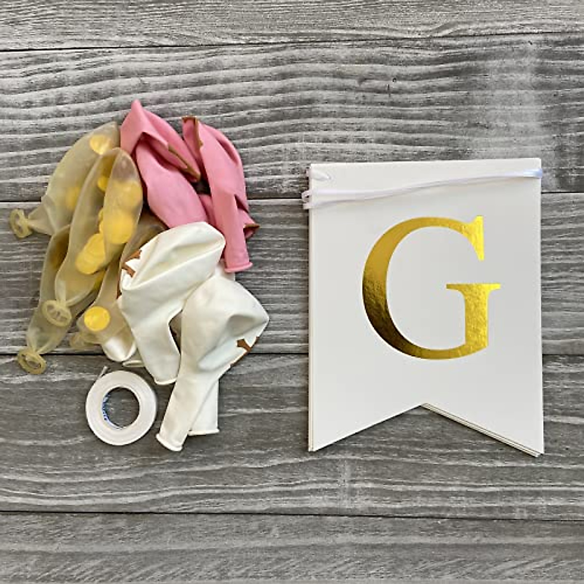 CHRORINE Baptism First Communion Confirmation Decorations for Girls, Mi Bautizo Decorations, God Bless Banner, Balloons- Pink Set