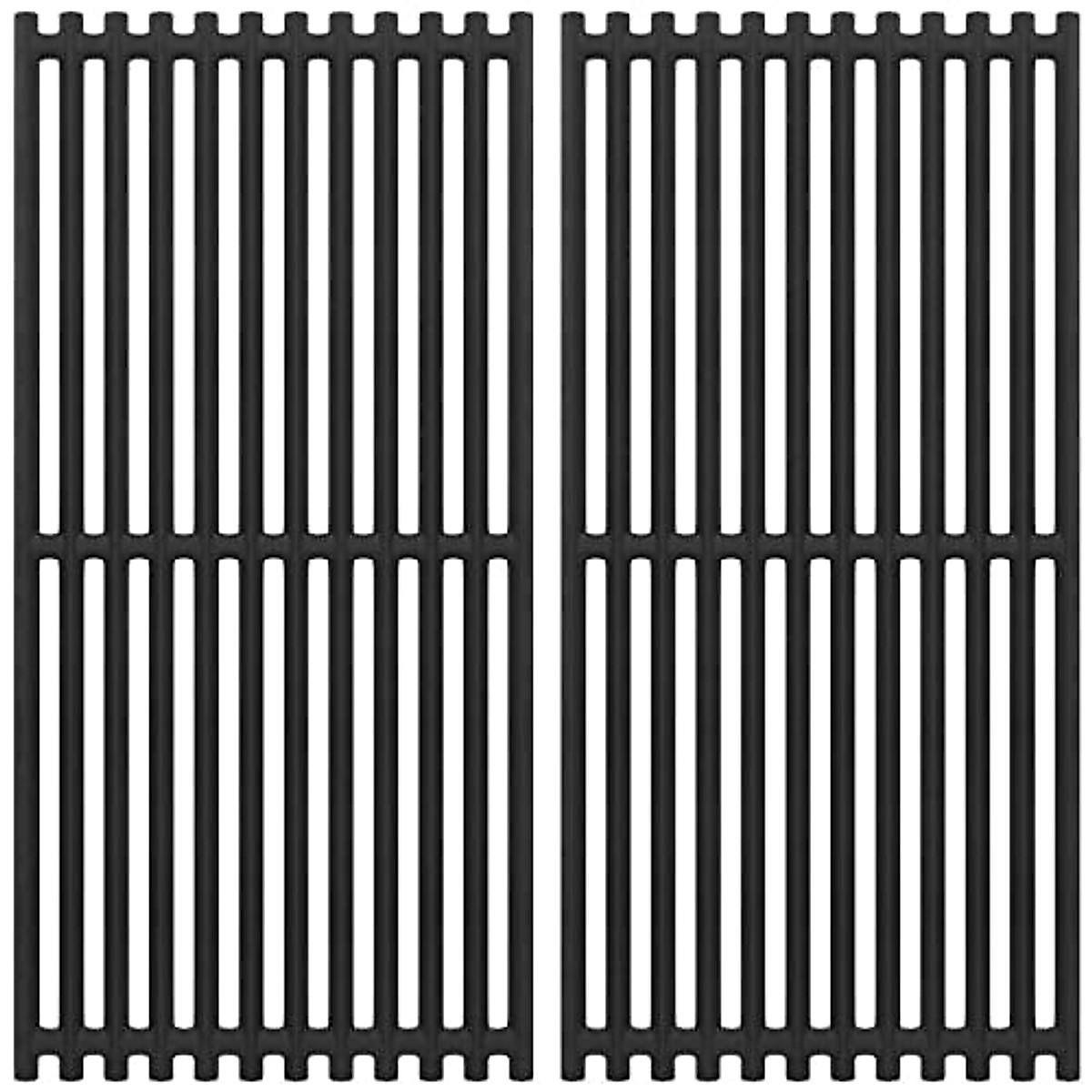 EasiBBQ Cast Iron Grill Grates for Charbroil 463642316 463644220 G369-0030-W2 G469-0005-W1 G460-0500-W1, 17 Inch Cooking Grate for Char-Broil 463675016, for nexgrill Evolution 720-0864 720-0864m