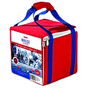 Franklin Sports Bocce Ball Set - 8 All Weather 90mm Bocce Balls, 1 Pallino and Carrying Case - Beach, Backyard Lawn or Outdoor Party Game - American Set