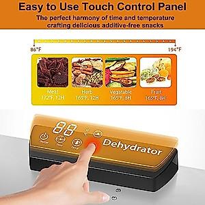 Commercial Food Dehydrator with 20 Trays - Dehydrators for Food and Jerky with Digital Timer and Temperature Control - High Efficiency Food Dehydrator Machine for Jerky/Meat/Fruit/Herb/Vegetable