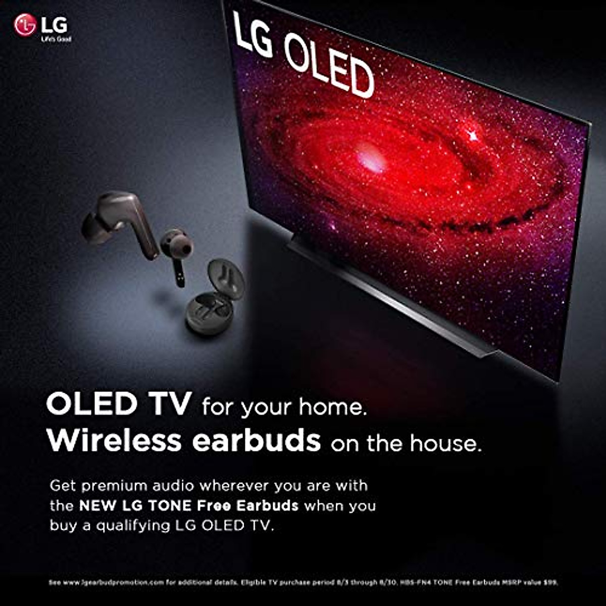 LG OLED55CXPUA / OLED55CXAUA Alexa Built-In CX 55" 4K Smart OLED TV (2020) (Renewed)