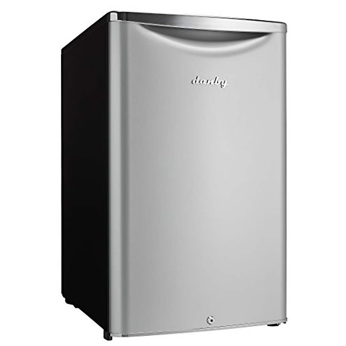 Danby DAR044A6DDB Contemporary Classic 4.4 Cu.Ft. Mini Fridge, Compact Refrigerator for Bedroom, Living Room, Bar, Dorm, Kitchen, Office, E-Star in Silver, 3 Sq Ft