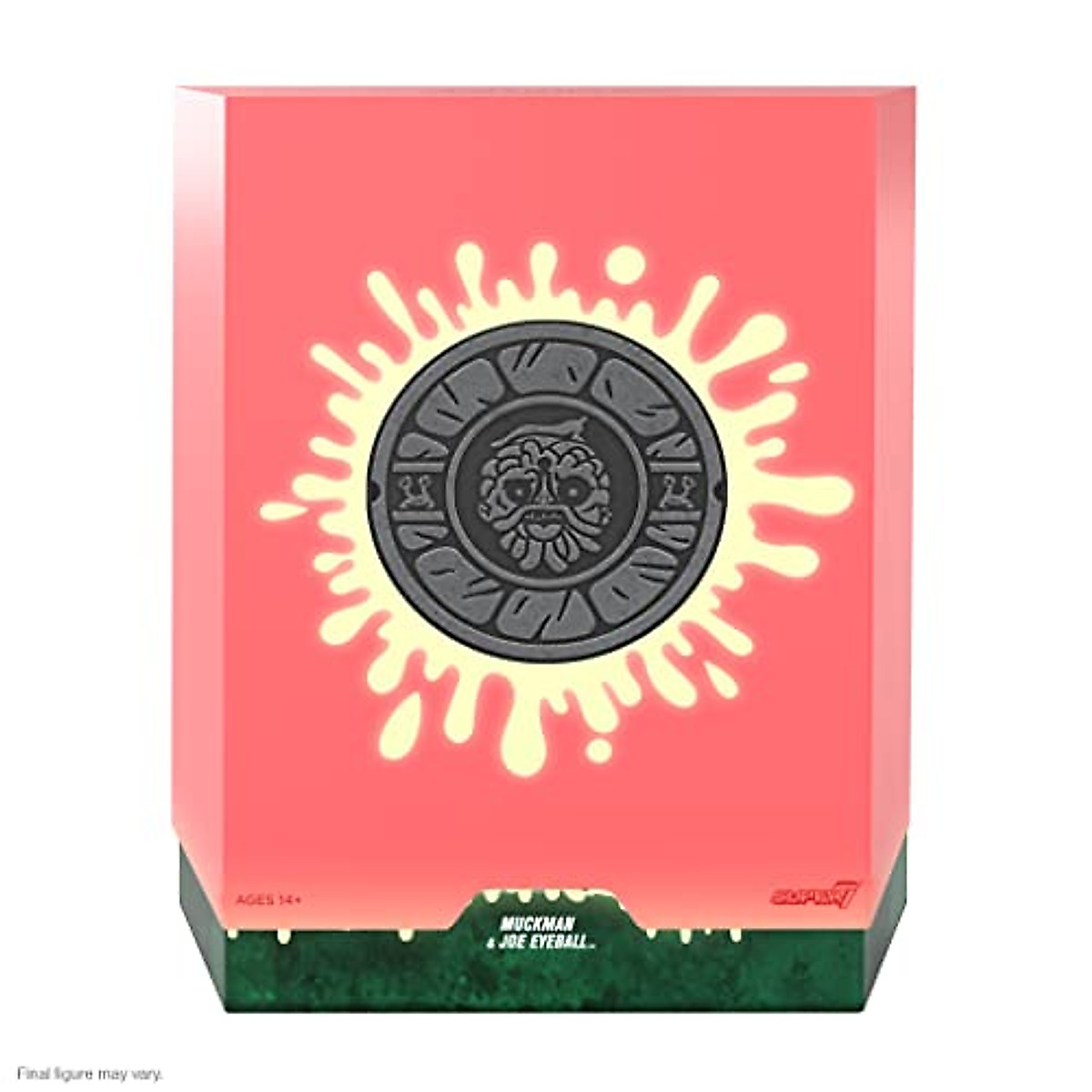 Super7 ULTIMATES! Teenage Mutant Ninja Turtles Muckman and Joe Eyeball (Glow in The Dark) - 7" TMNT Action Figure with Accessories Classic Cartoon Collectibles and Retro Toys