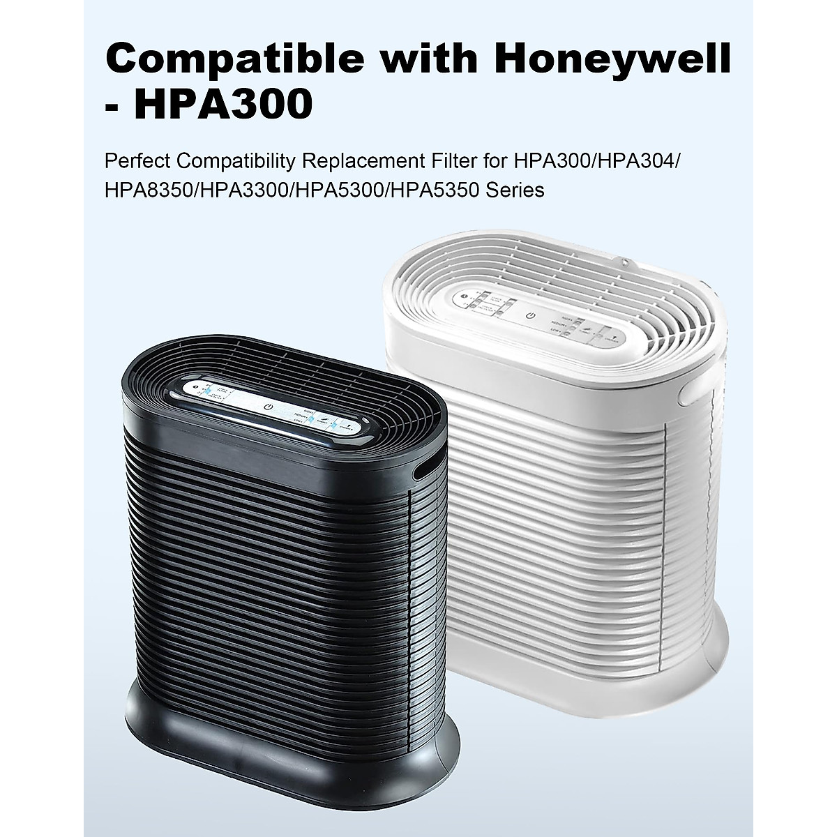 HPA300 Filter Compatible with Honeywell Purifier, Replacement Fit for HPA300 / HPA304 / HPA8350 / HPA5300 / HPA5350 Series