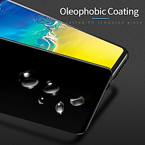 Galaxy S10 Privacy Screen Protector, SUKER [Anti-spy] [9H Hardenss] [3D Curved] [Case Friendly] Tempered Glass Screen Protector for Samsung Galaxy S10 6.1 inch (2 Pack)