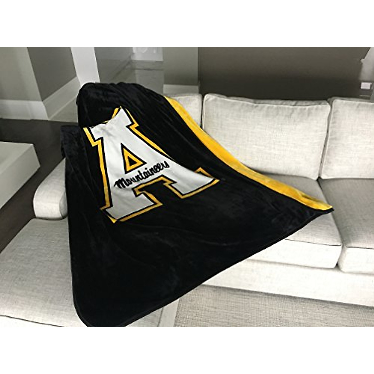 Dormitory 101 Appalachian State University Premium Quality Plush Fleece Blanket - X Large 60"X80". Fits Queen or Twin XL Bedding. Great