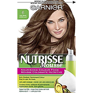 Garnier Nutrisse Nourishing Color Foam, Light Brown
