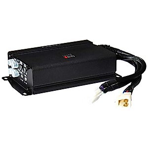 MB Quart NA2-320.4 Compact Four Channel, 320 watt Powersports Amplifier, Black
