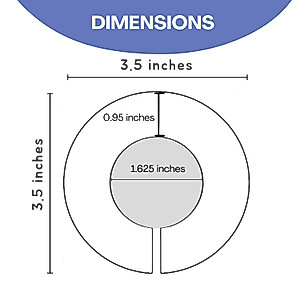 Eli with Love Baby Closet Dividers (Original) – Set of 8 Baby Closet Size Dividers – Ideal Baby Clothes Dividers for Closet – Helps Organize Nursery Closet Hangers by Size/Age