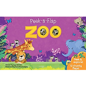 Zoo: Peek-a-Flap Board Book