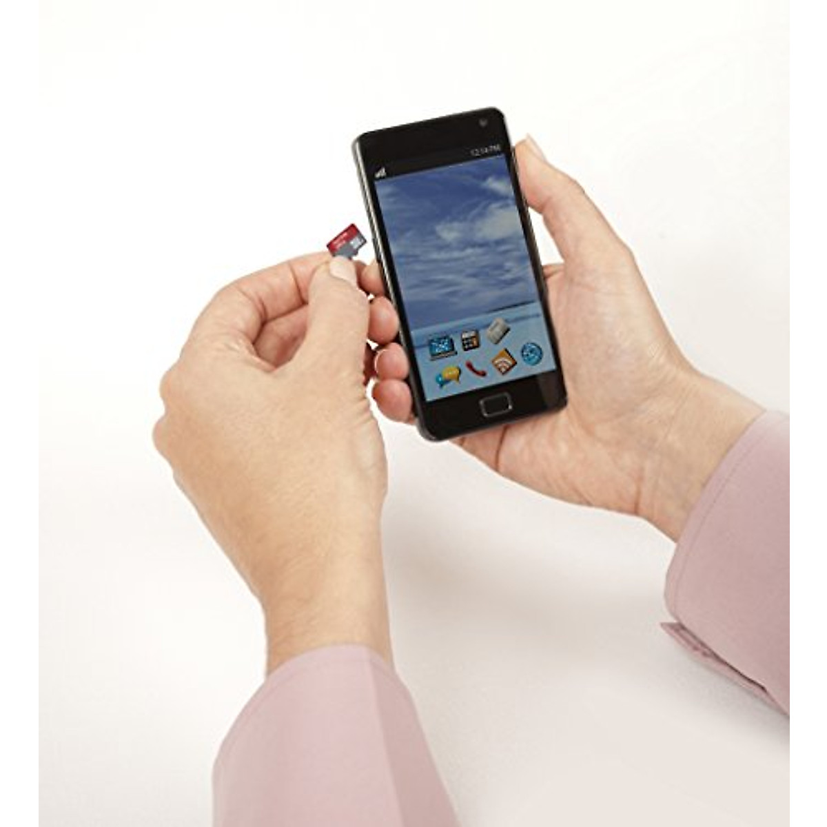 SanDisk Ultra 16GB Ultra Micro SDHC UHS-I/Class 10 Card with Adapter (SDSQUNC-016G-GN6MA)