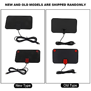 Zopsc 2Pcs Digital HDTV Antennas Mini High Definition TV Antenna HD Indoor Amplified High Definition 4K HDTV Digital TV Television Antenna