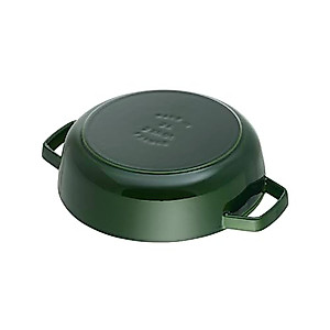 STAUB 40511-478-0 Cast Iron Chistera 28 cm Basil Green