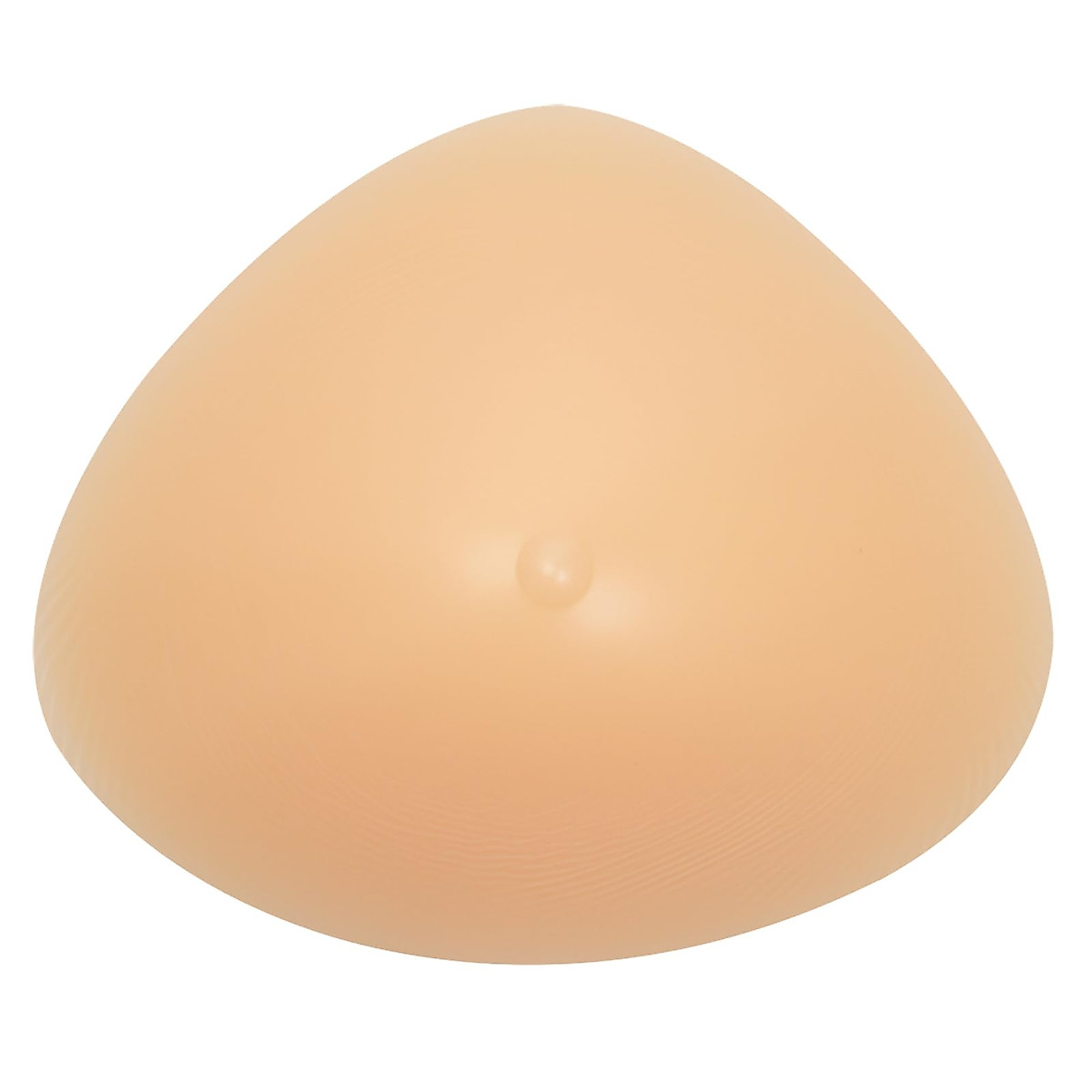 OMMITO Silicone Breast Form Enhancer Mastectomy Prosthesis Triangle Bra Pad (1 Piece) B+ Cup