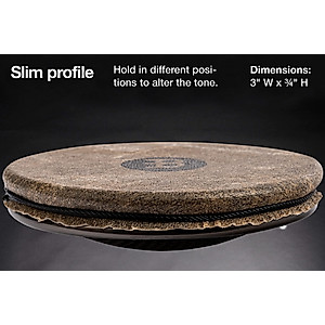 Meinl Percussion SH18 Headed Spark Shaker, Steel with Goat Skin Head