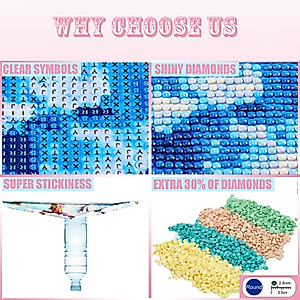 DIY 5D Diamond Painting Kits for Adults Jesus Cross Sunshine Angel Wings Clouds Holy Light for Christmas for Wall Decor 12x16 Inch