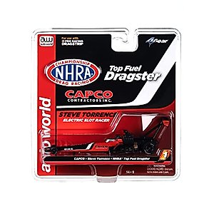 Auto World 4Gear NHRA R27 Steve Torrence - CAPCO Top Fuel Dragster HO Scale Slot Car