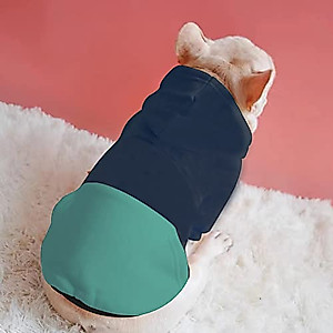 FEimaX Dog Hoodies Puppy Warm Zipper Sweater Pet Winter Clothes Outdoor Soft Hooded Sweatshirt for Small Medium Large Dogs Cat Cold Weather Coat French Bulldog Apparel