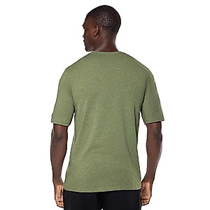Coolibar UPF 50+ Men's Morada Everyday Short Sleeve T-Shirt - Sun Protective (Large- Light Green)