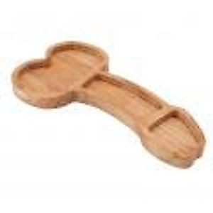 Unique Wooden Cheese Cutting Board Large and Thick Charcuterie Platter and Serving Tray for Entertaining Appetizers Wine Crackers Brie and Meat Fancy House Warming Gift (Right)